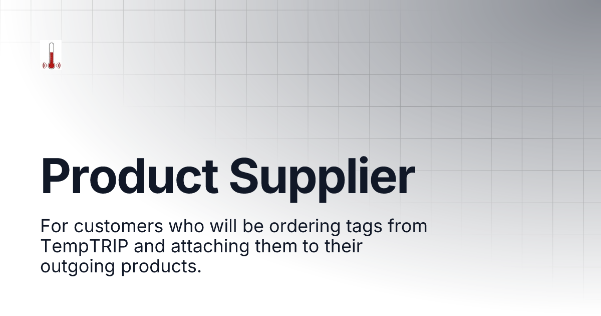 Product Supplier | TempTRIP