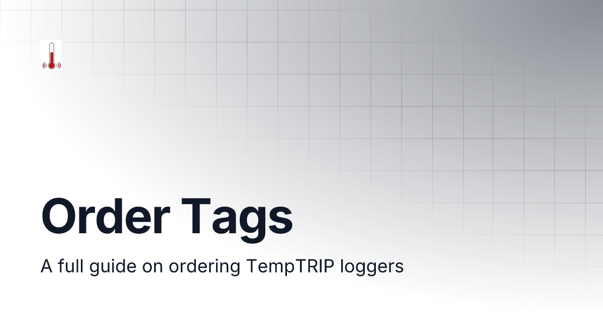 Order Tags | TempTRIP