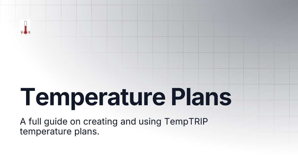 Temperature Plans | TempTRIP