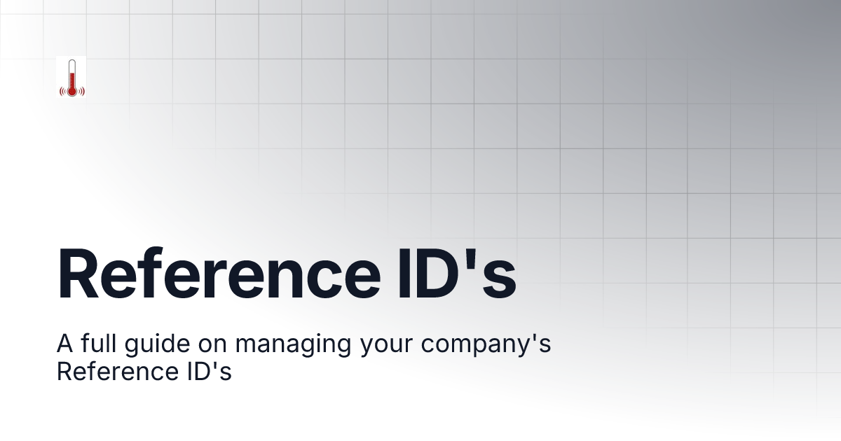 Reference ID's | TempTRIP
